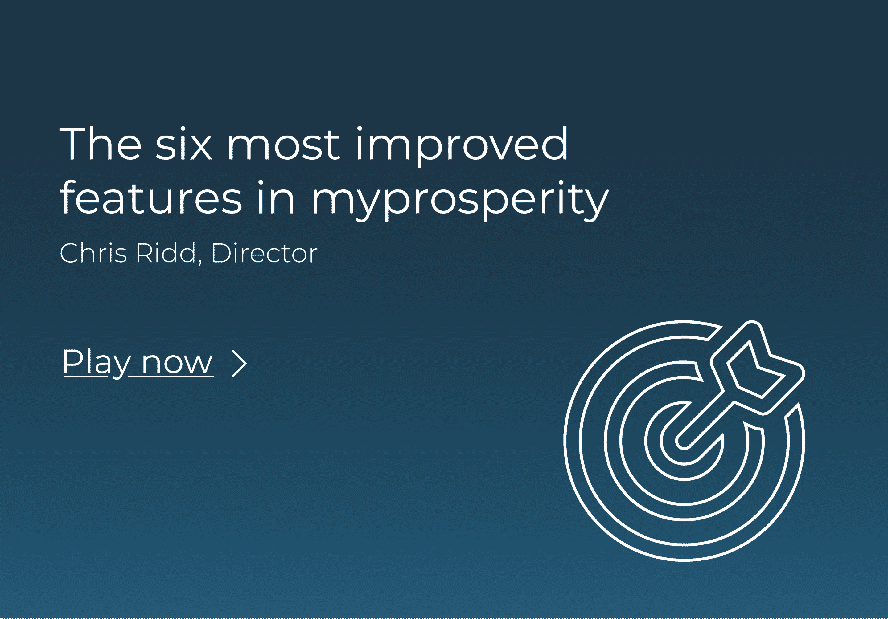 Webinars - myprosperity